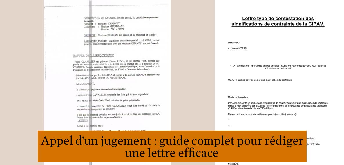 Modèle De Lettre Pour Faire Appel DUn Jugement - Strategie Modèle De Lettre Pour Faire Appel DUn Jugement - Strategie